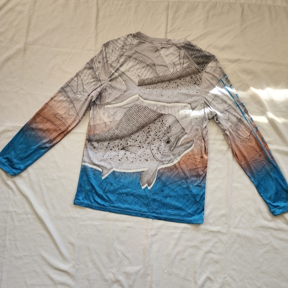 Reel Legends | Swim | Livingston Long Sleeve Fish Graphic Shirt | Poshmark